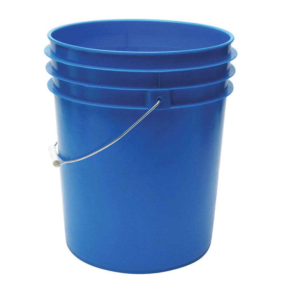 Balde Redondo, Color Azul de 5.0 gal., Material HDPE