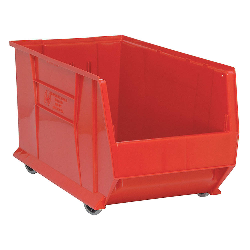 Contenedor Movil Rojo Plastico Capacidad 250 lb.