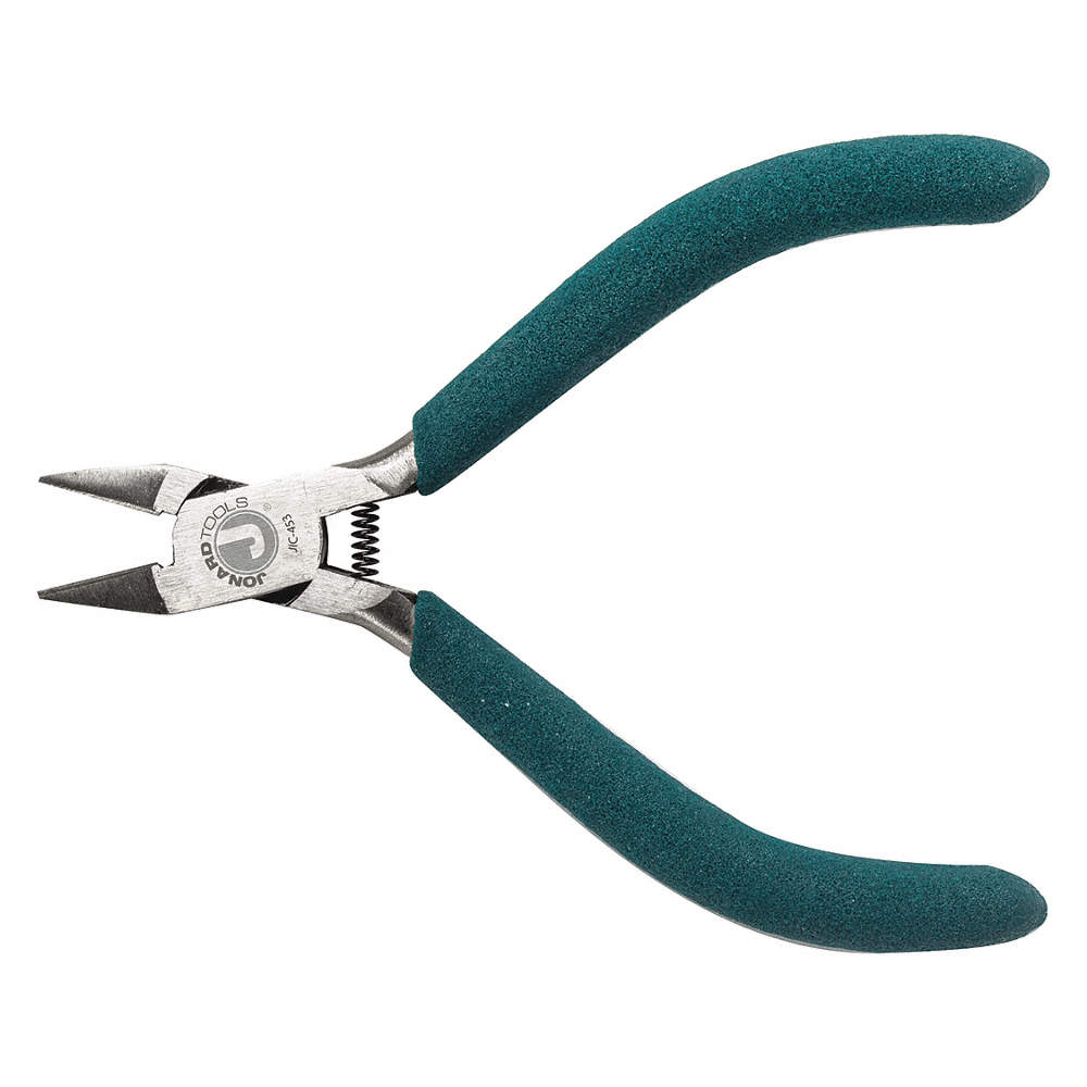 Pinzas de Corte Diagonal 4-1/2" Acero Verde Azulado